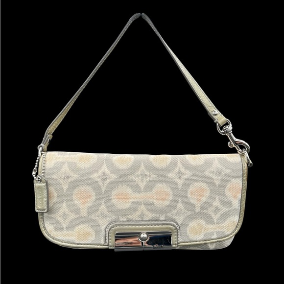 Coach | Bags | Coach Kristin Ikat Signature Convertible Wristlet Purse ...
